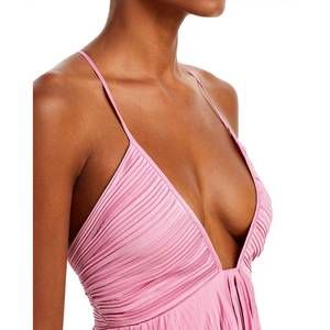 A.L.C. | Dresses | New Alc Angelina Satin Pleated Dress In Chateau Rose | Poshmark